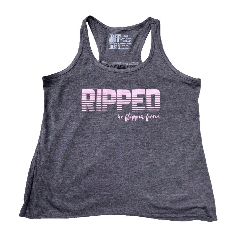RIPPED Tank – Be Flippin Fierce